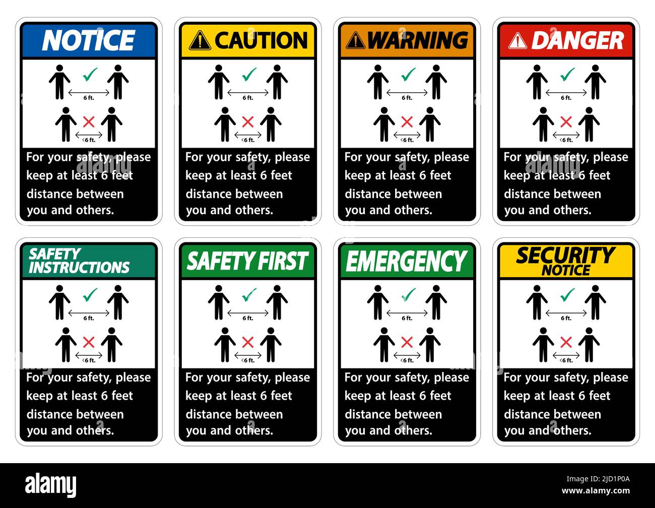 Keep 6 Feet Distance,For your safety,please keep at least 6 feet ...