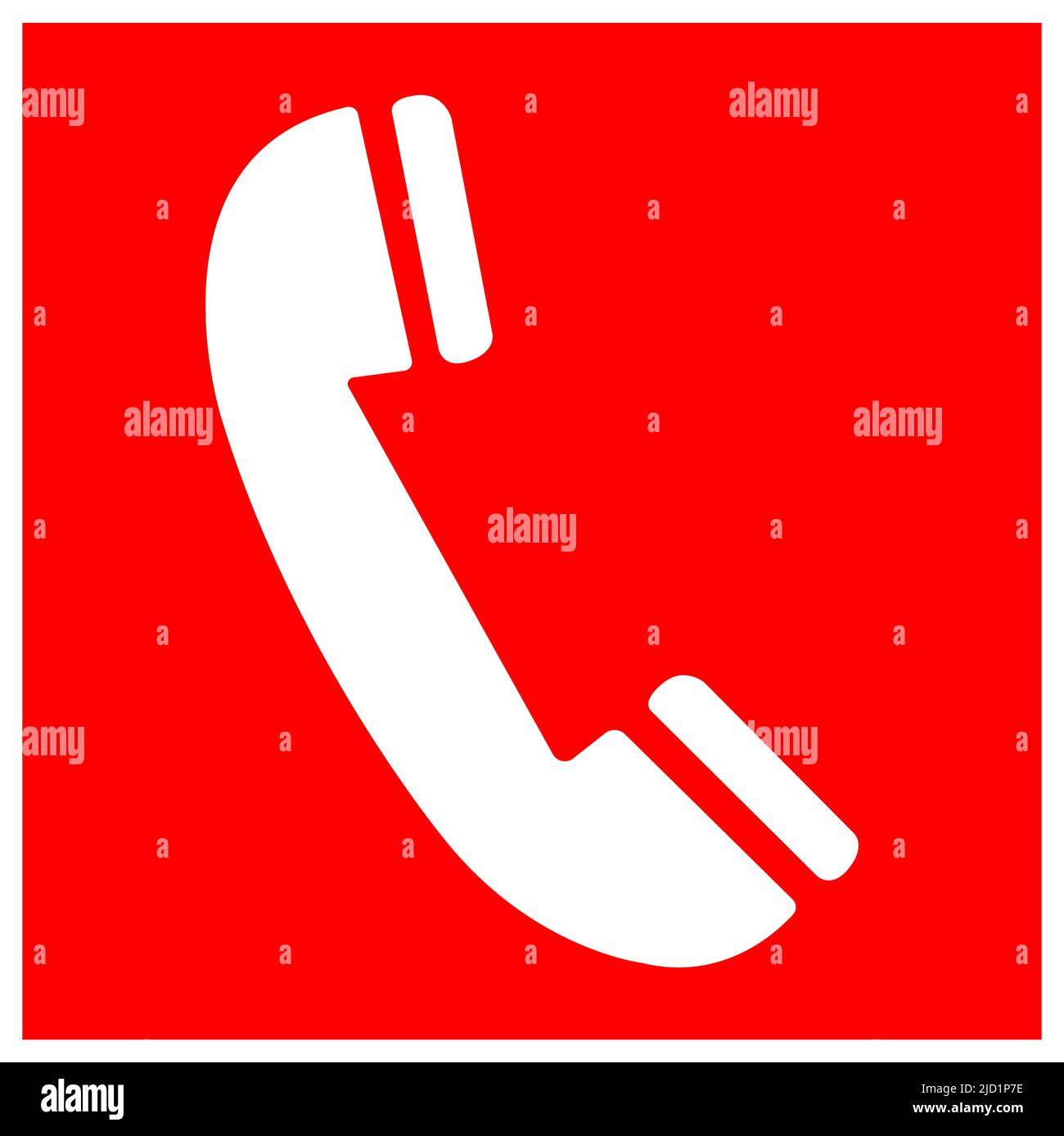 Fire Phone Symbol Sign Isolate On White Background,Vector Illustration ...