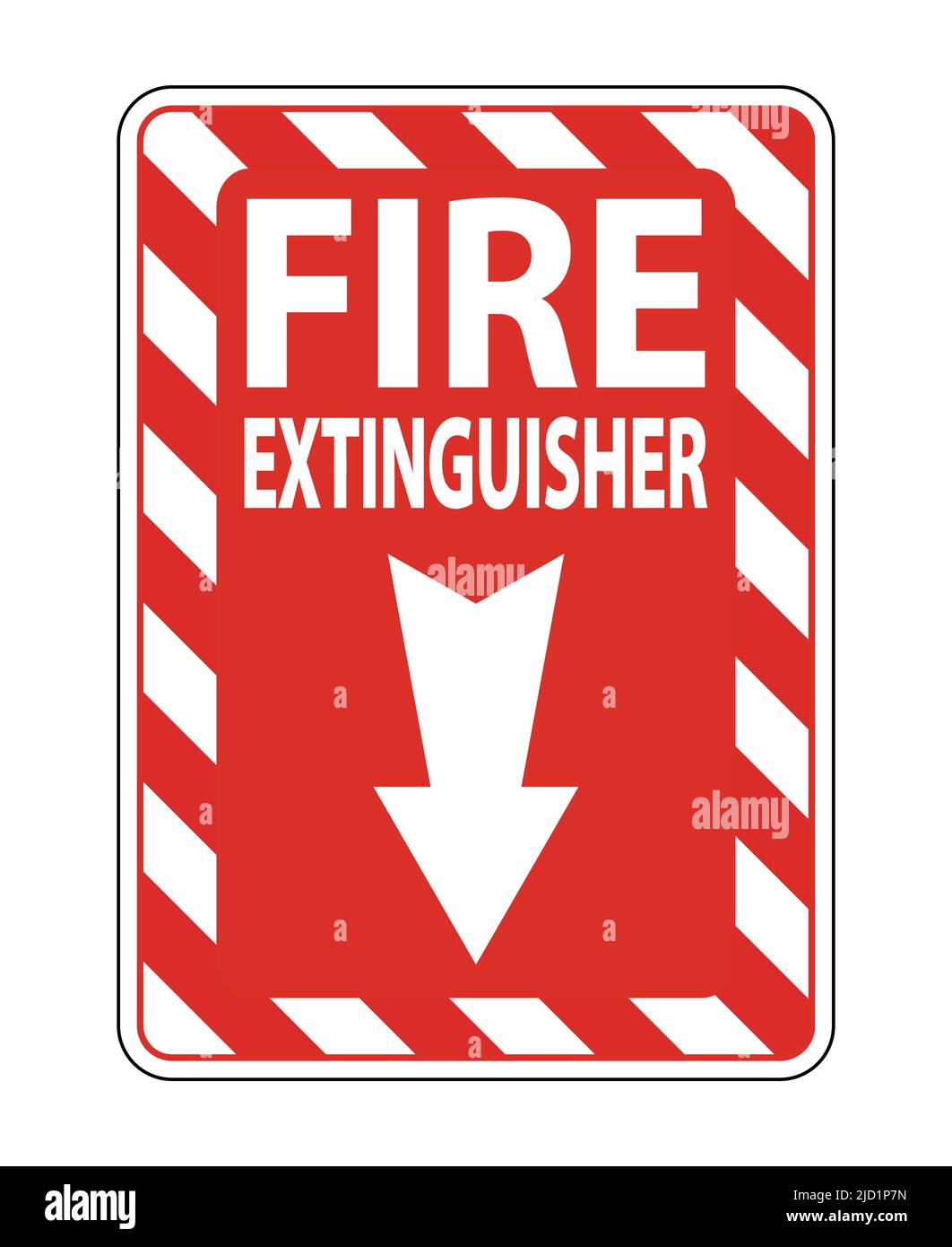 Fire Extinguisher Sign on white background,Vector illustration Stock ...
