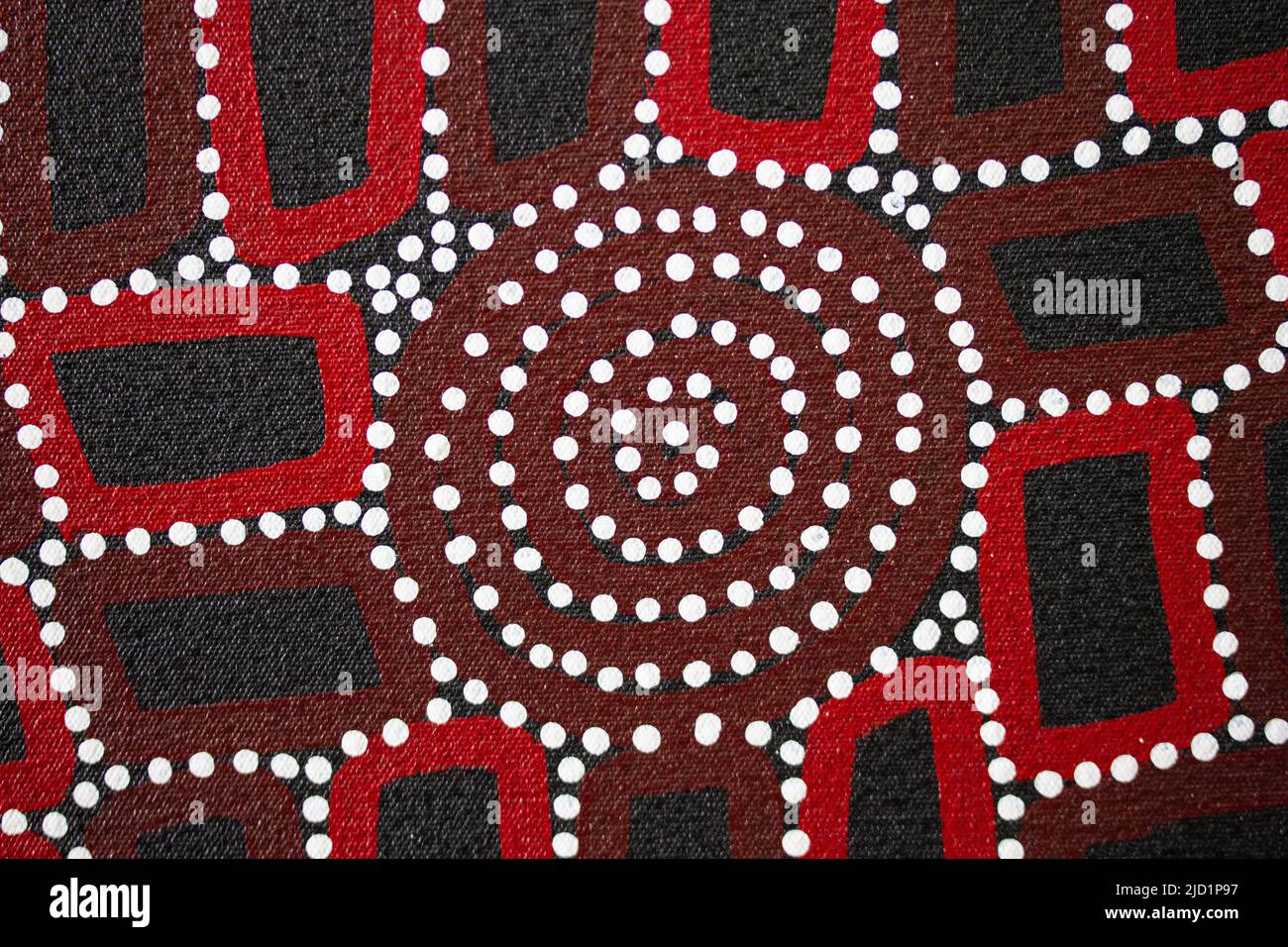 Australian Aboriginal painting Stock Photo - Alamy