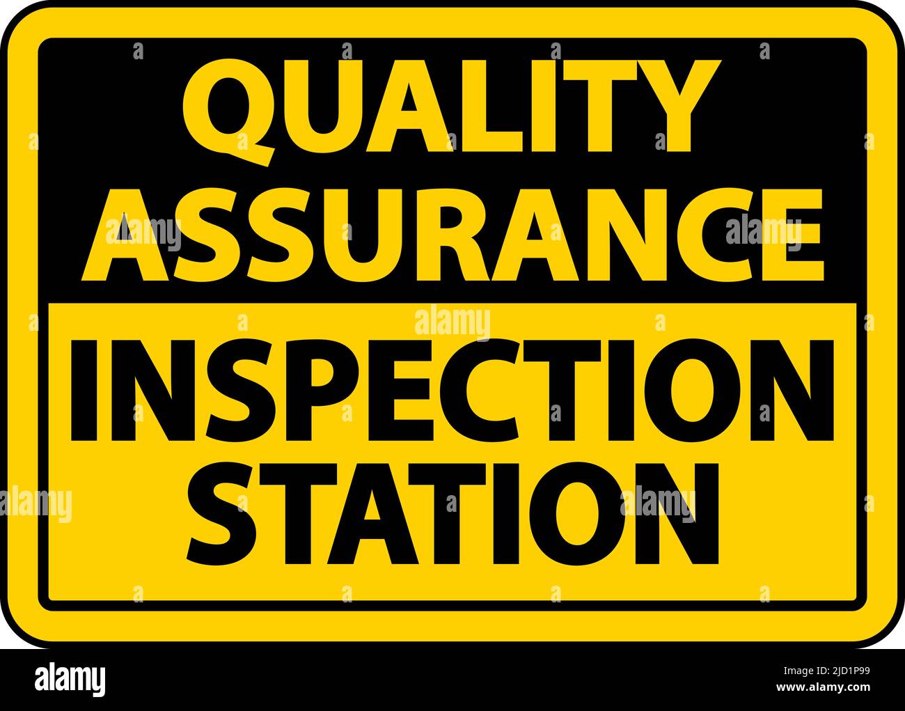 Quality Assurance Inspection Station Sign Stock Vector Image & Art - Alamy
