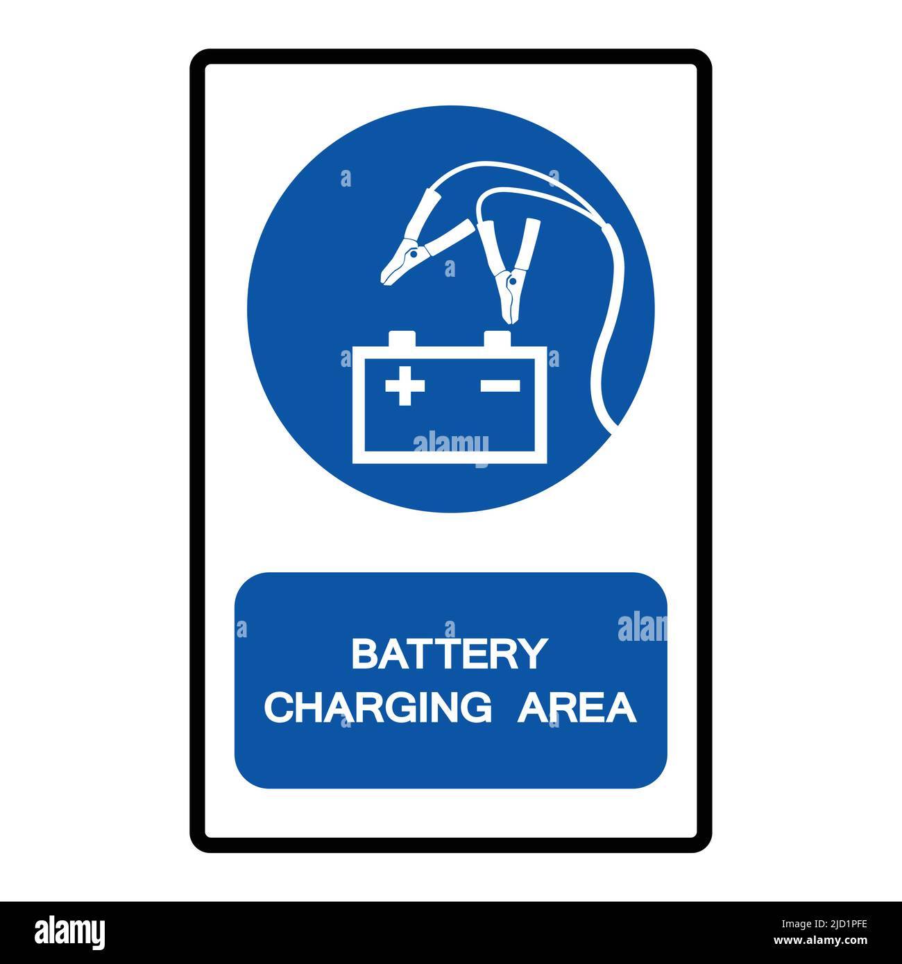 Battery Charging Area Symbol Sign Isolate on White Background,Vector ...