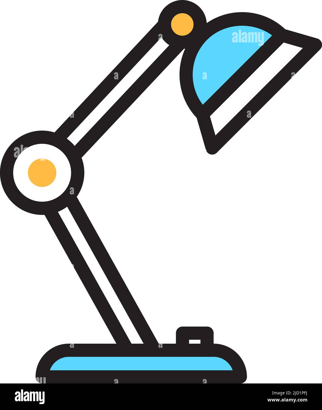 Desk lamp icon color hi-res stock photography and images - Alamy