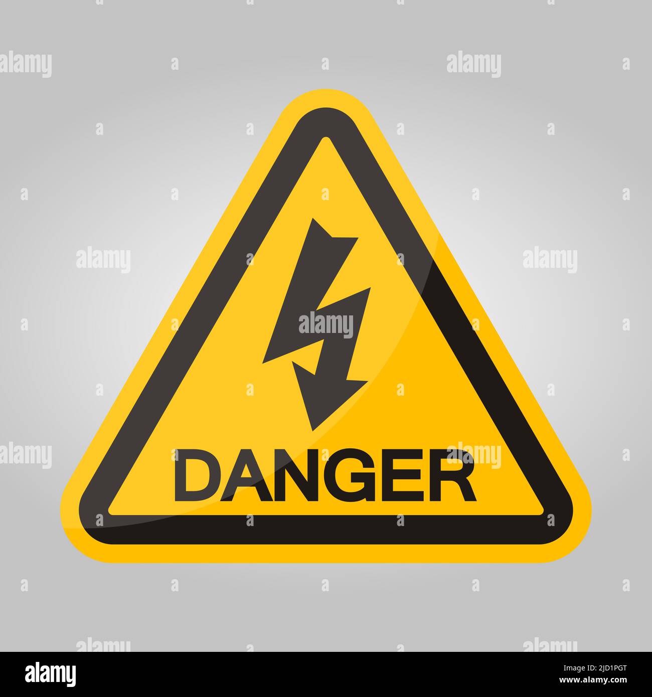 High Voltage Symbol Sign Isolate On White Background,Vector ...