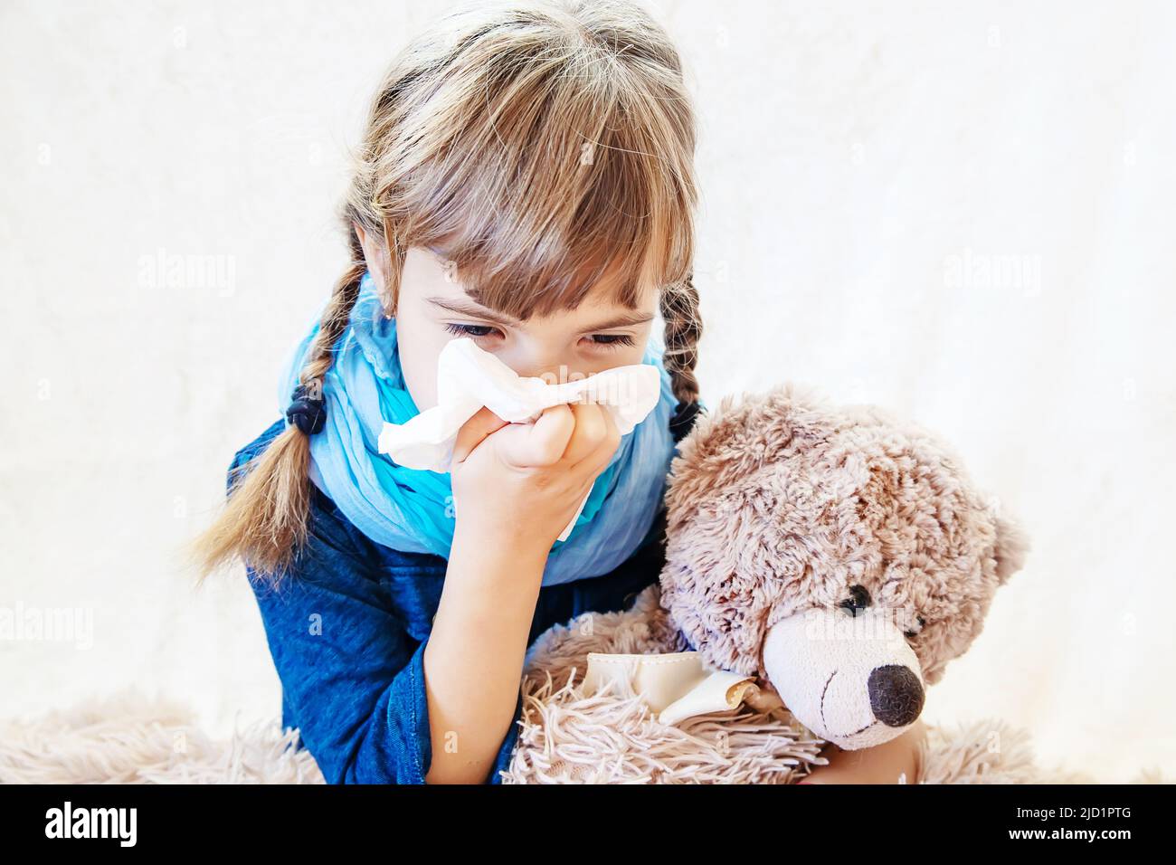 Selective focus sick girl hi-res stock photography and images - Alamy