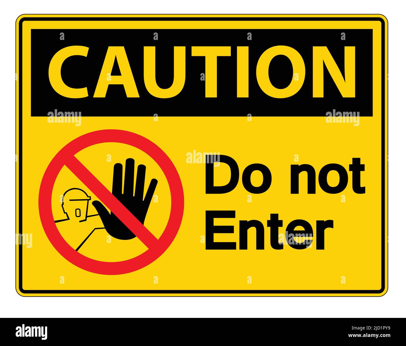 No unauthorized access sign Cut Out Stock Images & Pictures - Alamy