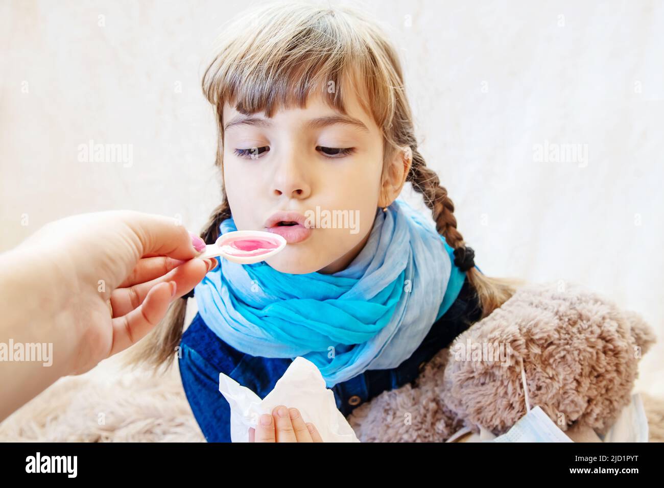 Sick child girl prescribe hi-res stock photography and images - Alamy