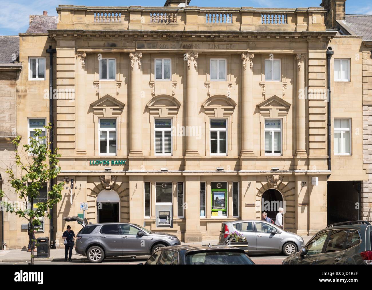The listed Lloyds Bank building on Bondgate Within in Alnwick ...