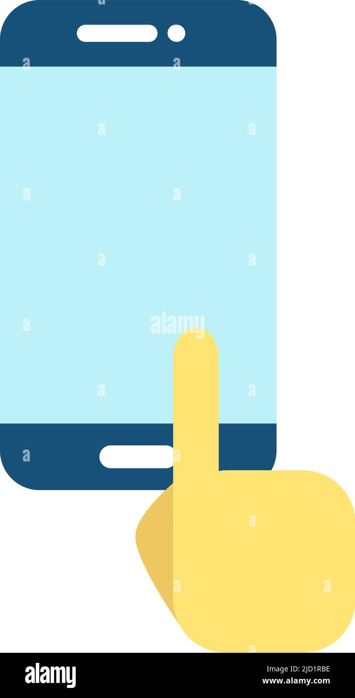 Messaging touching Stock Vector Images - Alamy