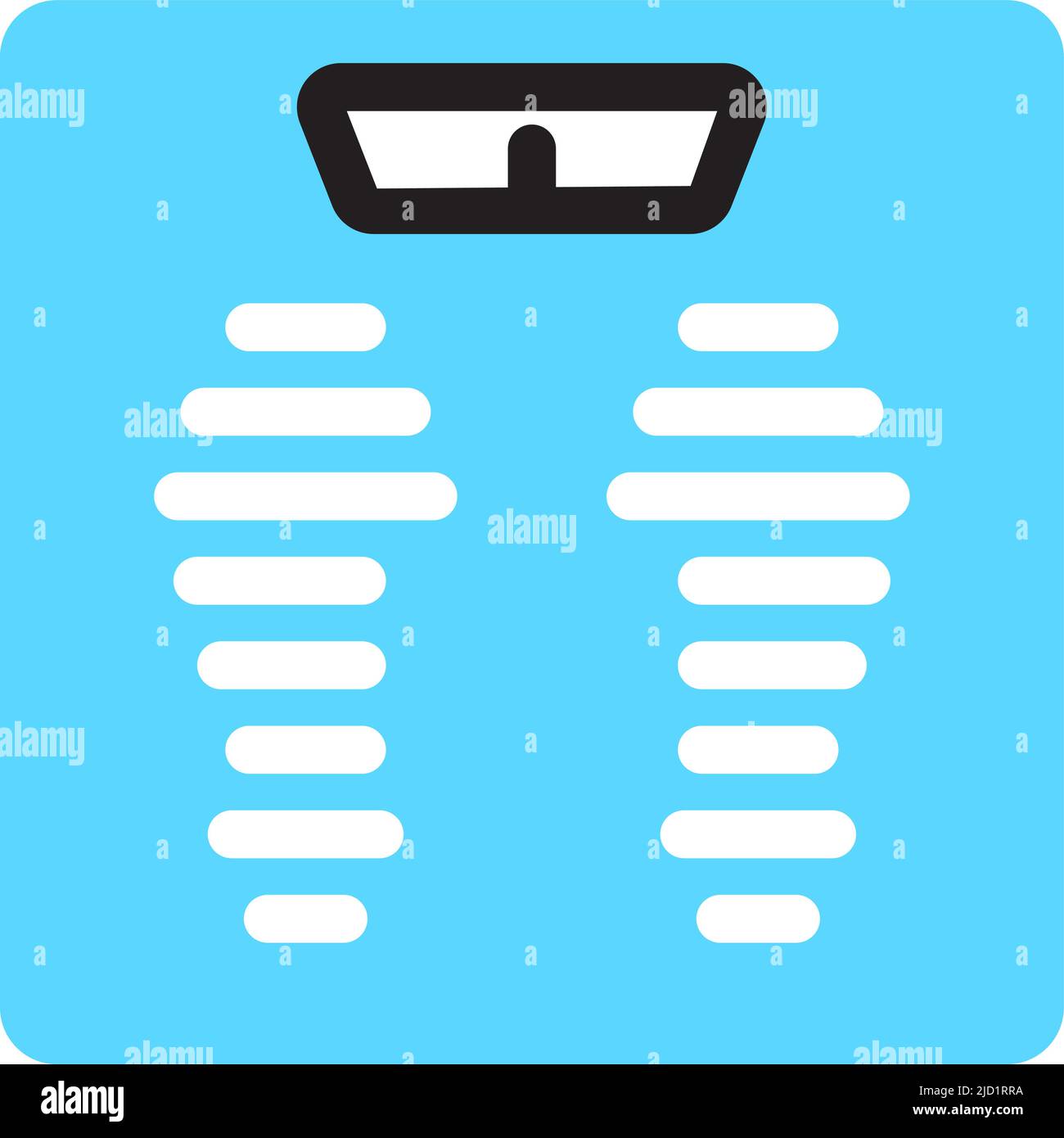 Weight scale icon. Human mass measure. Bathroom device Stock Vector ...