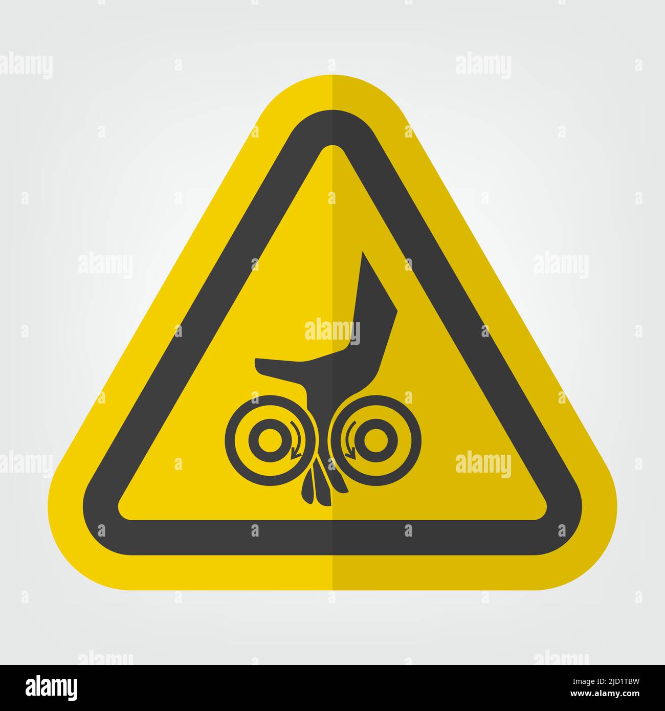 Hand Entanglement Rollers Symbol Sign Isolate On White Background ...