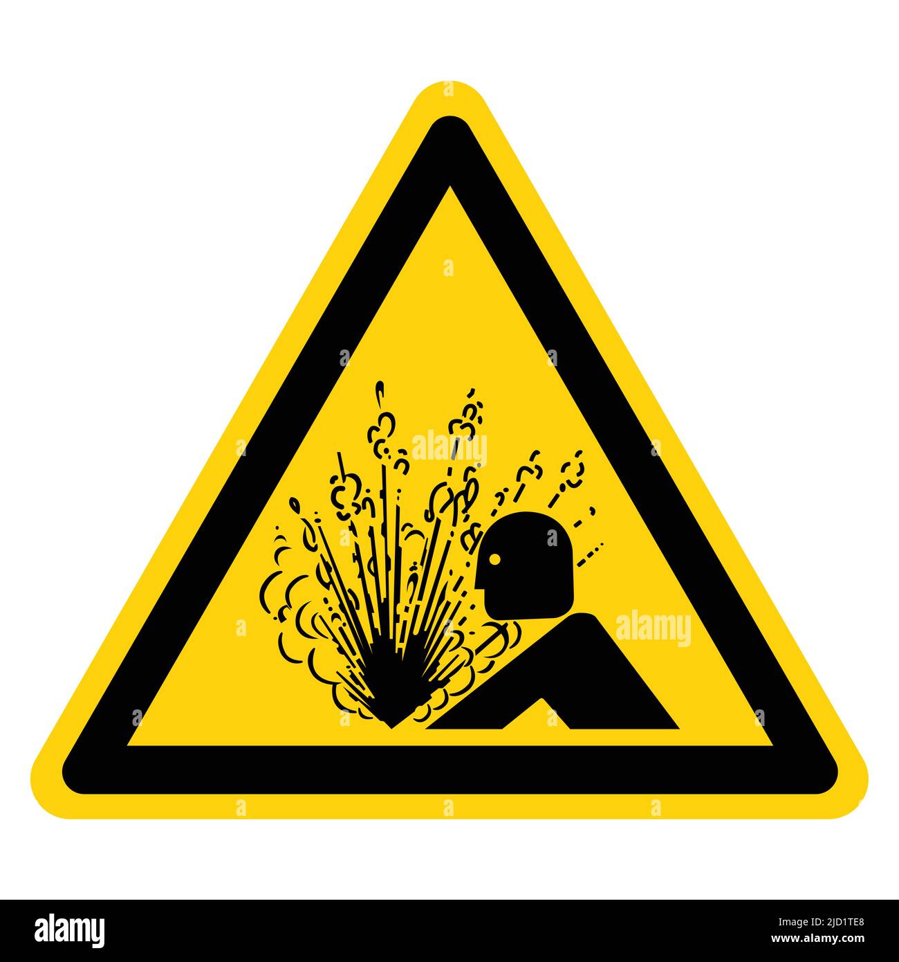 Explosion Release Of Pressure Symbol Sign Isolate On White Background ...