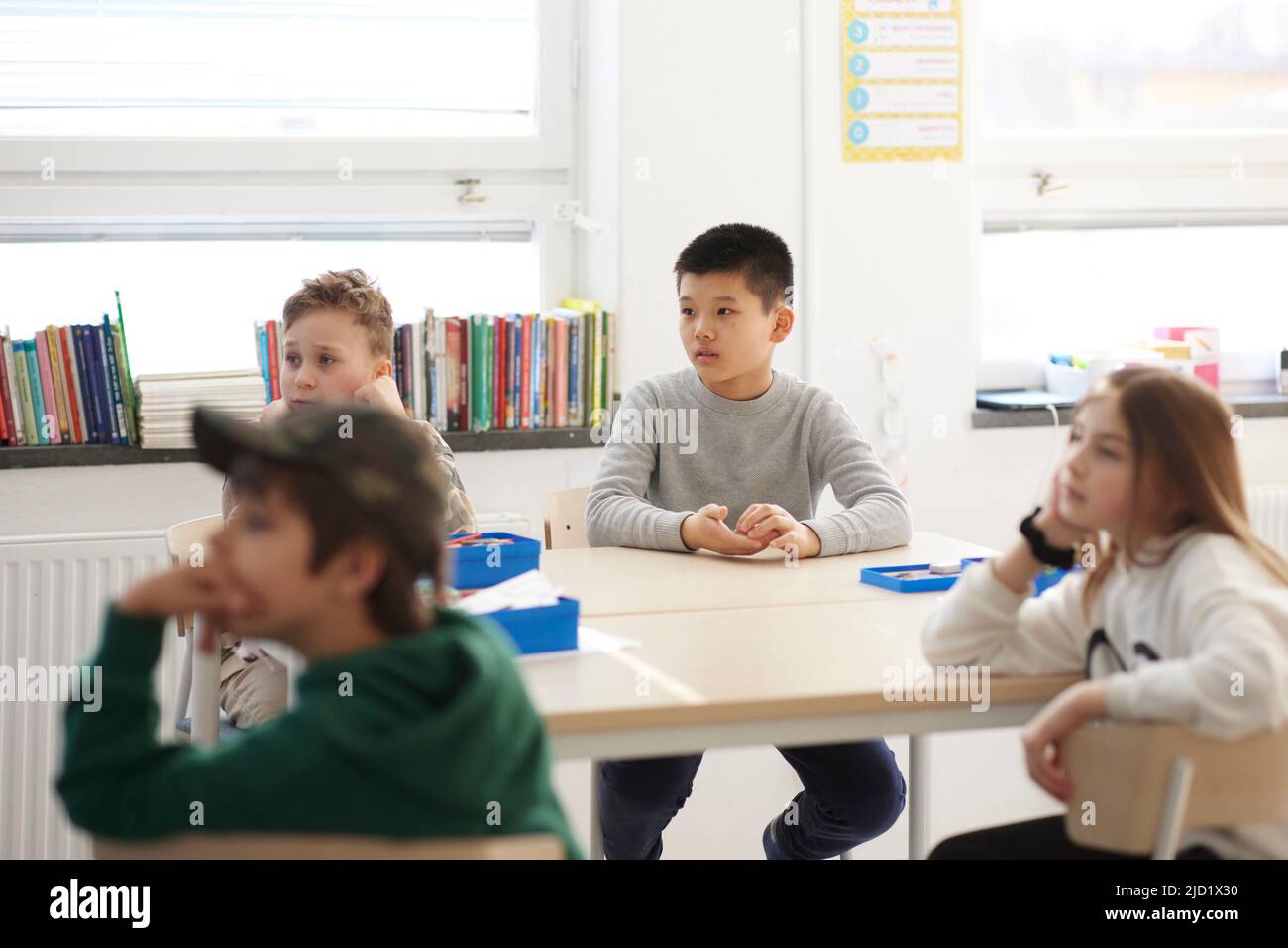Children sitting in classroom Stock Photo - Alamy