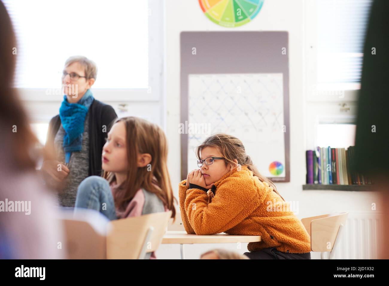 Children sitting in classroom Stock Photo - Alamy