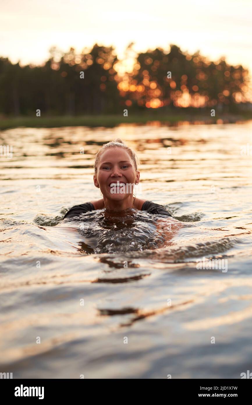 Scandinavian outdoors swimming hi-res stock photography and images - Alamy