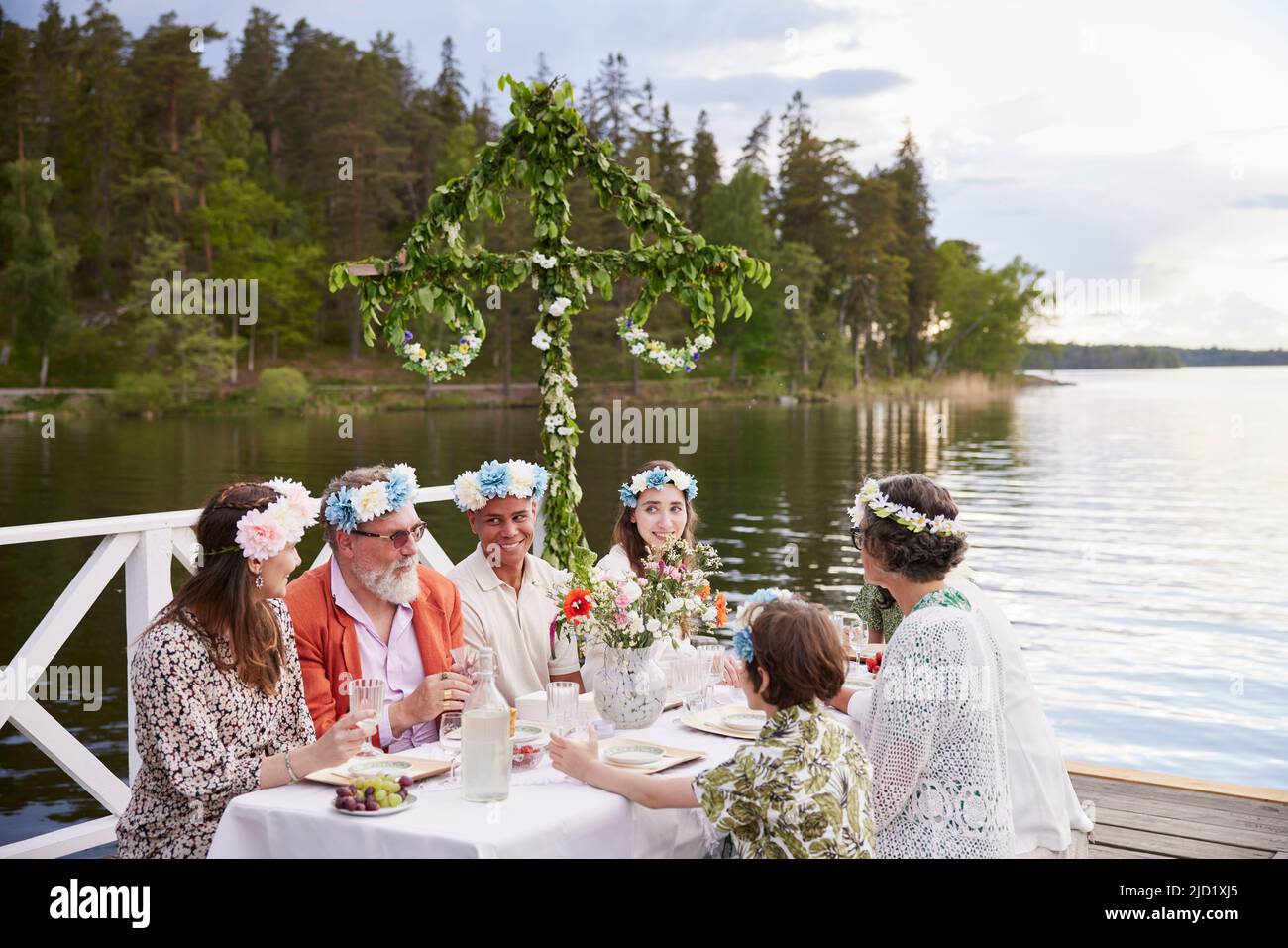 Midsummer dinner hi-res stock photography and images - Alamy