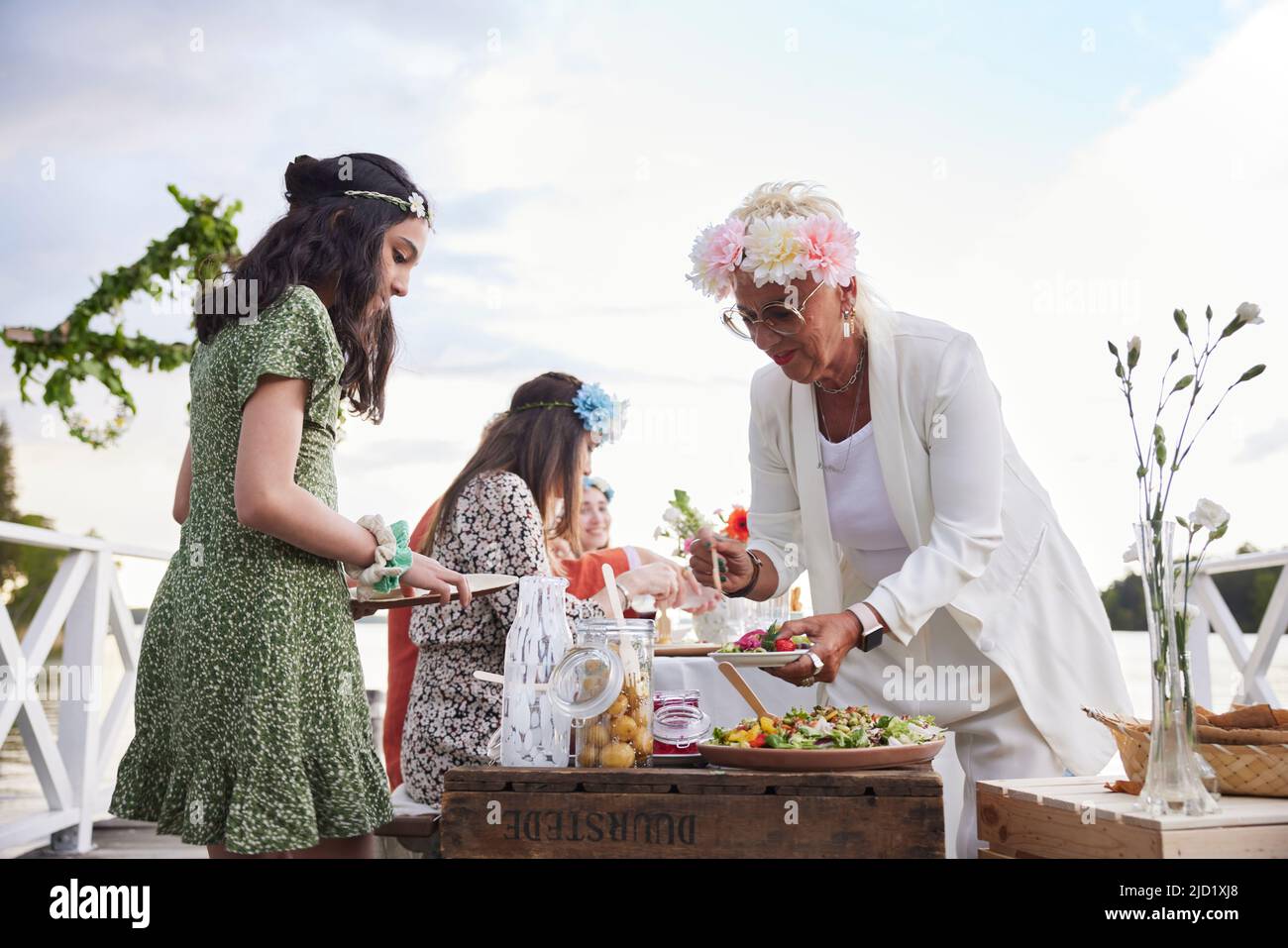 Midsummer dinner hi-res stock photography and images - Alamy