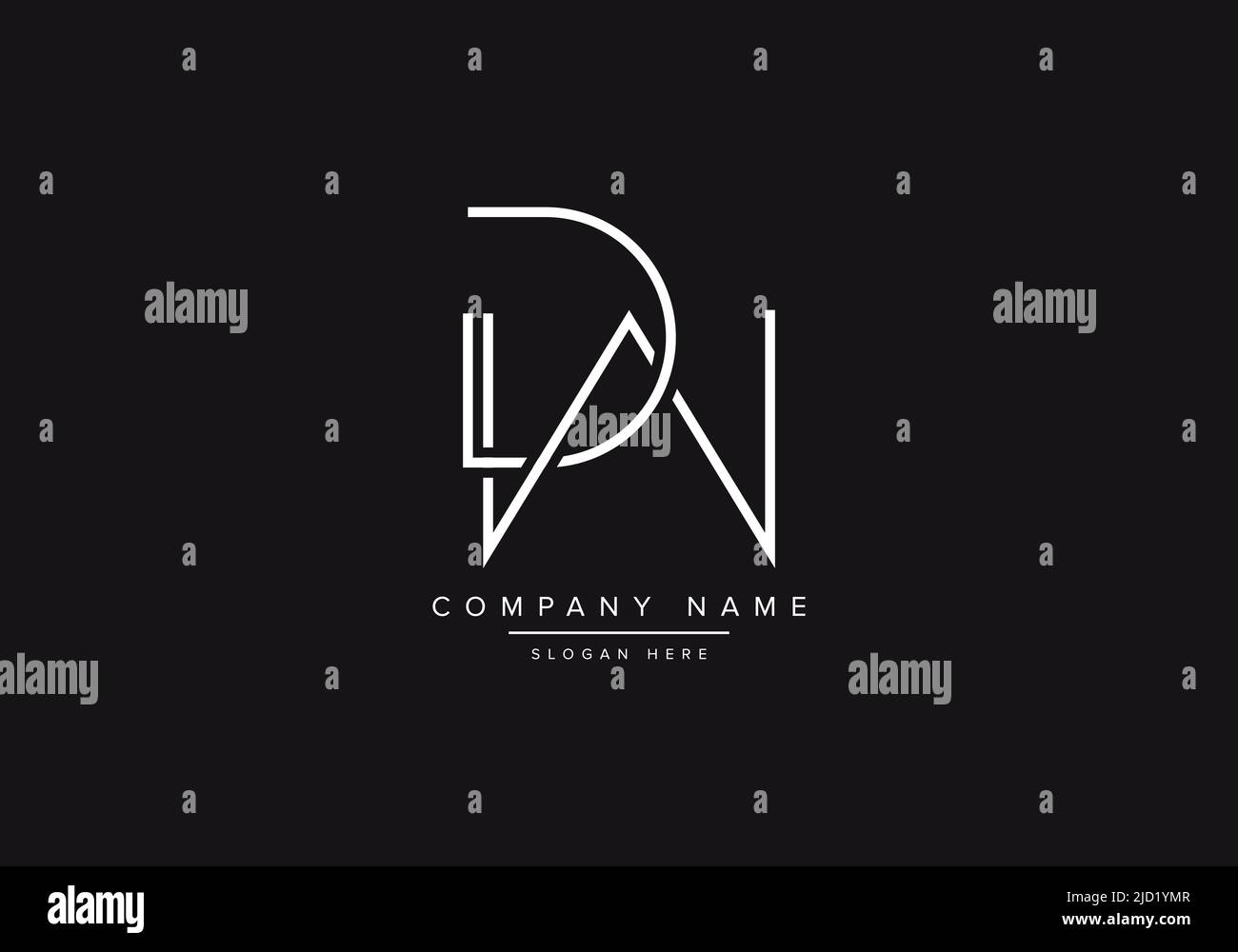 Alphabet letter icon logo DW Stock Vector Image & Art - Alamy