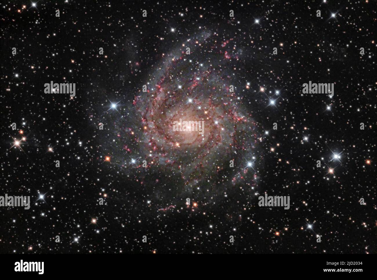 The Hidden Galaxy (IC 342) in constellation Camelopardalis Stock Photo ...