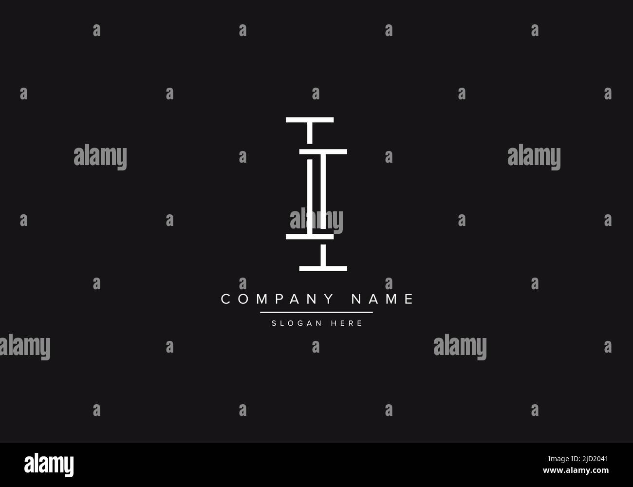 Alphabet letter icon logo II Stock Vector Image & Art - Alamy