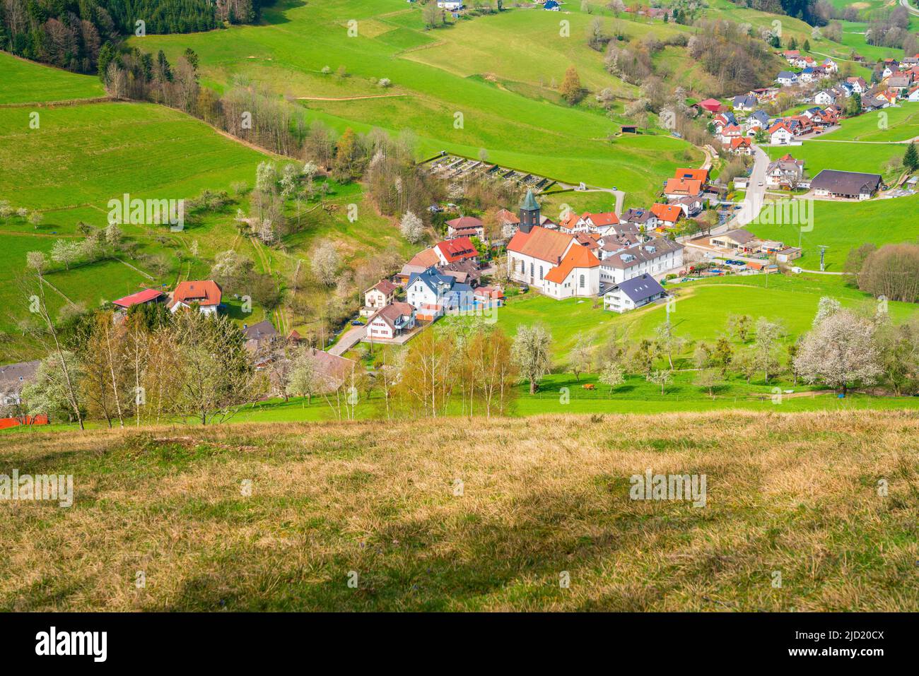 Germany schwarzwald village houses hi-res stock photography and images ...