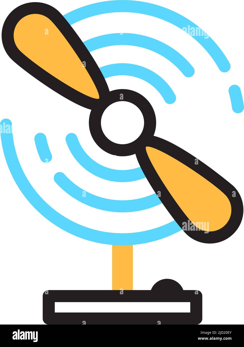 Fan icon. Air flow machine. Cooling device Stock Vector Image & Art - Alamy