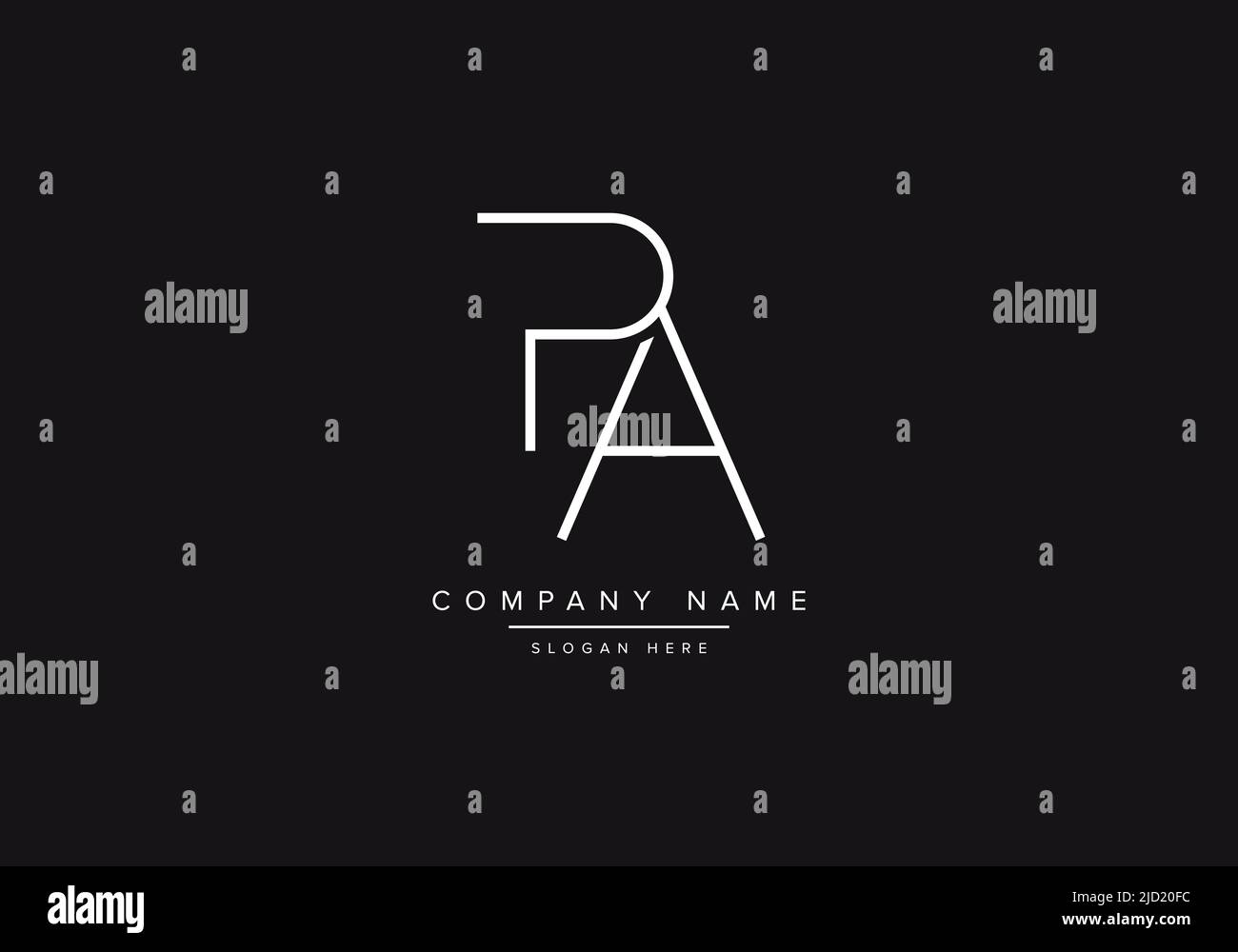 PA, abstract monogram vector logo design, initial logo, line art, logo ...