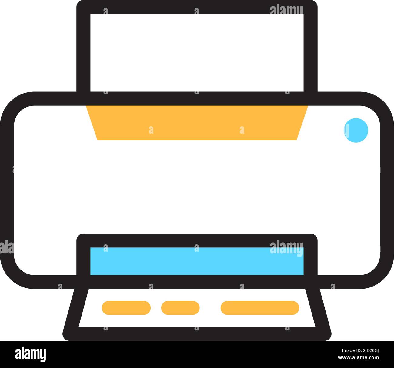 Printer icon. Electronic office device. Copier machine Stock Vector ...