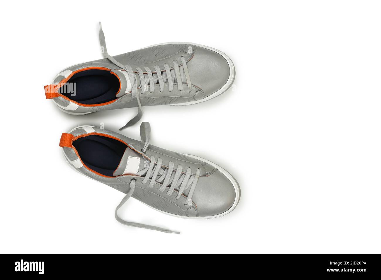 Mens shoes, top view Cut Out Stock Images & Pictures - Alamy