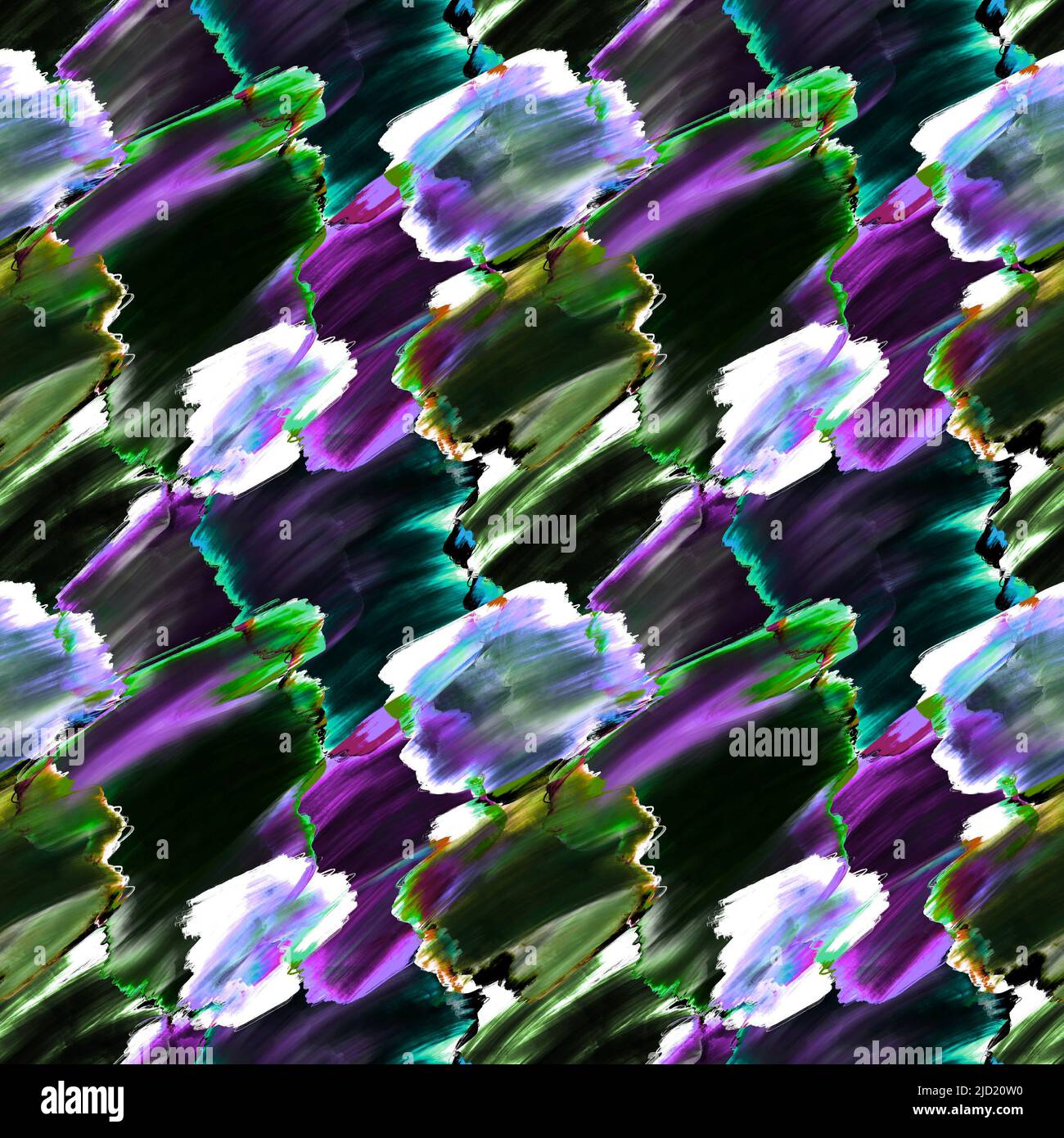 Abstract seamless paint waves and spots pattern for fabrics and ...