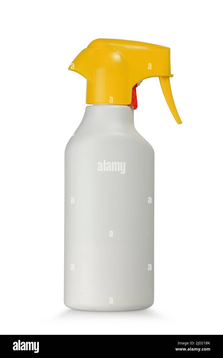 blank sunscreen bottle isolated on white Stock Photo - Alamy