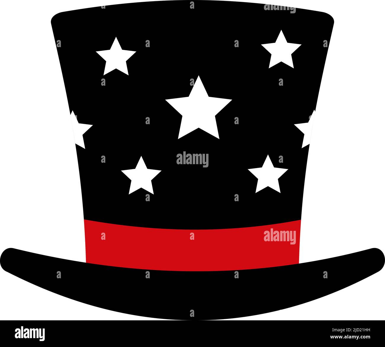 Black tall top hat icon. Magician symbol Stock Vector Image & Art - Alamy