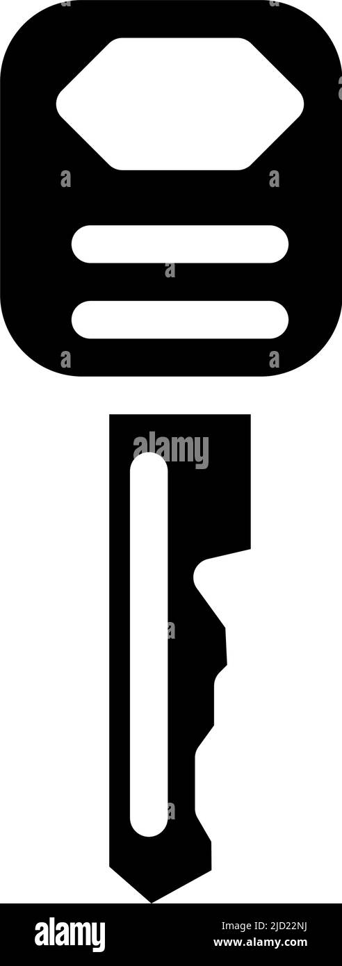 standard english key glyph icon vector illustration Stock Vector Image ...