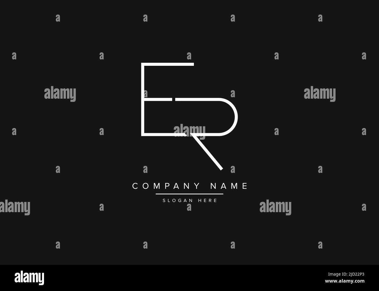 Letter er vector vectors hi-res stock photography and images - Alamy