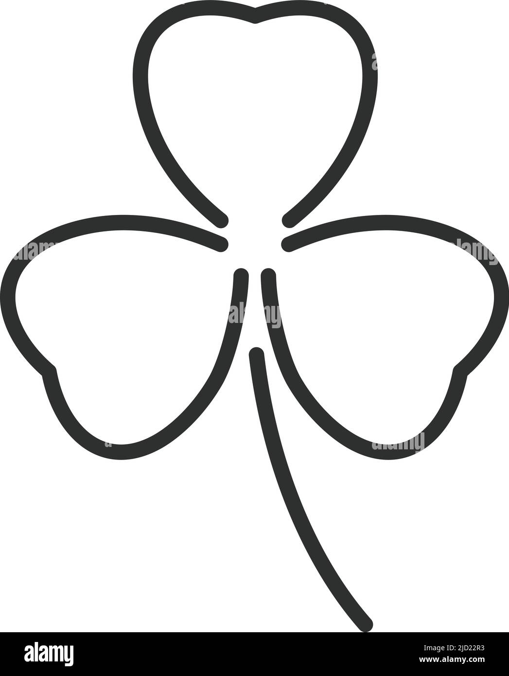 Shamrock line hi-res stock photography and images - Alamy