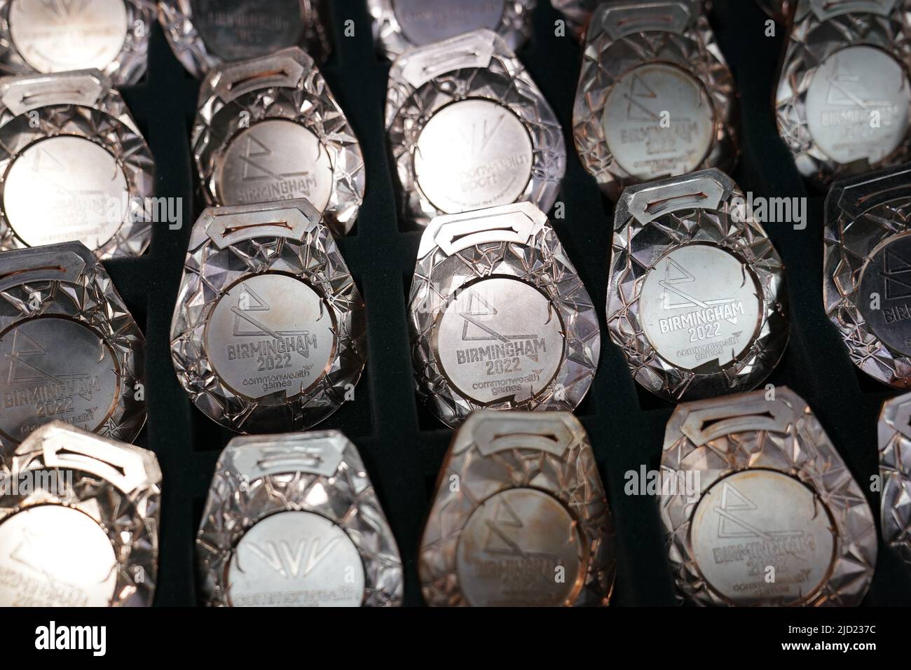 Commonwealth games medals being minted at Toye, Kenning and Spencer in ...