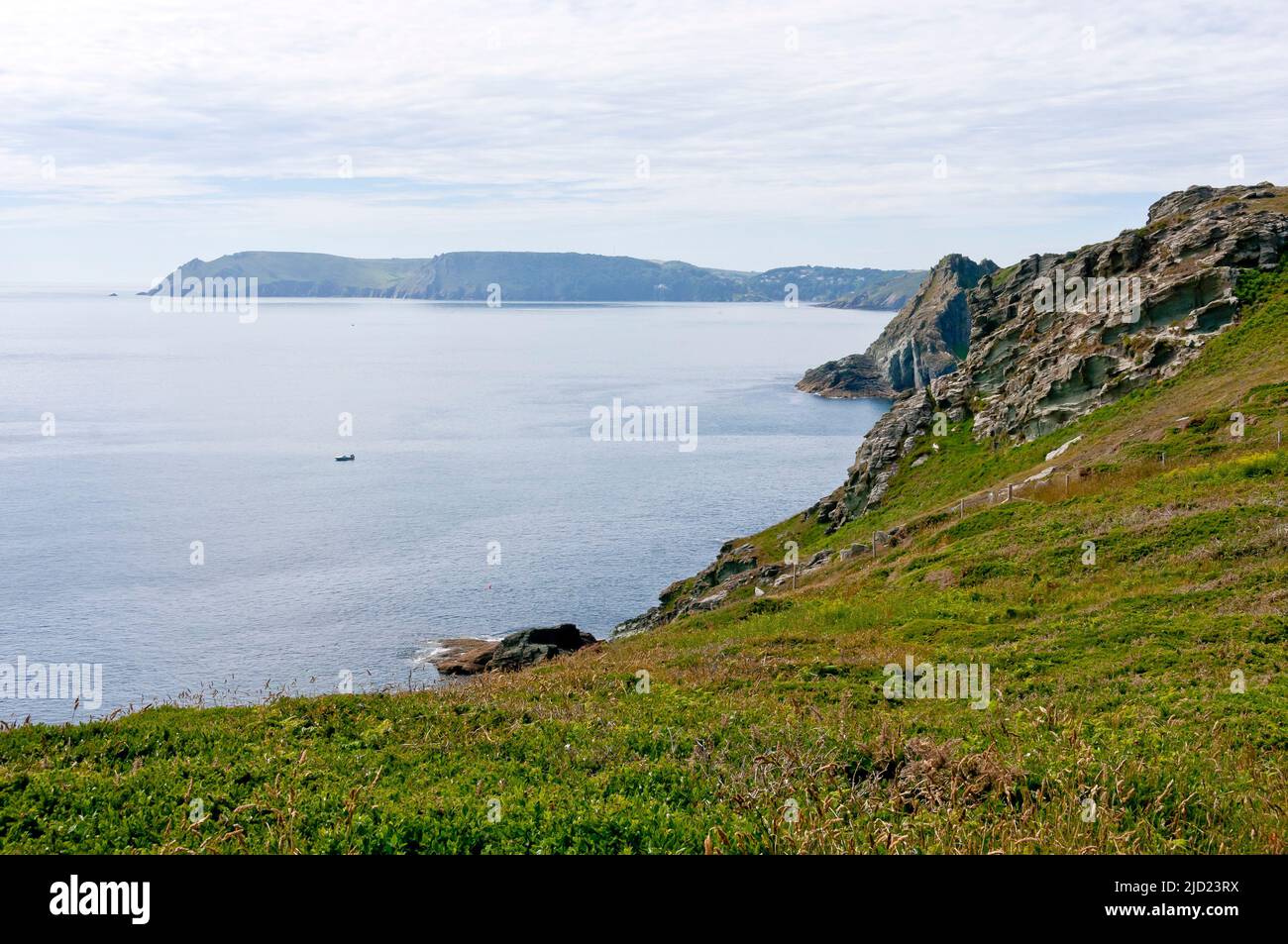 South West Coast Path near Prawle Point, Devon, England Stock Photo - Alamy