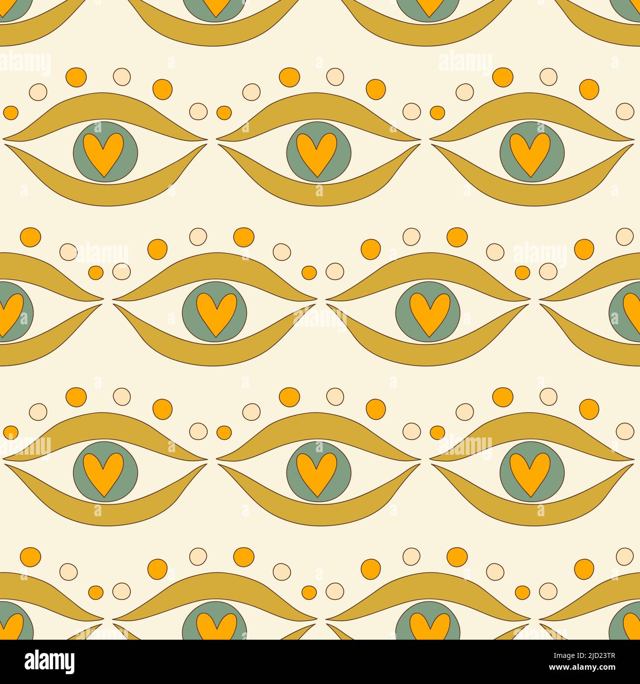 Evil eyes seamless pattern Stock Vector Image & Art - Alamy