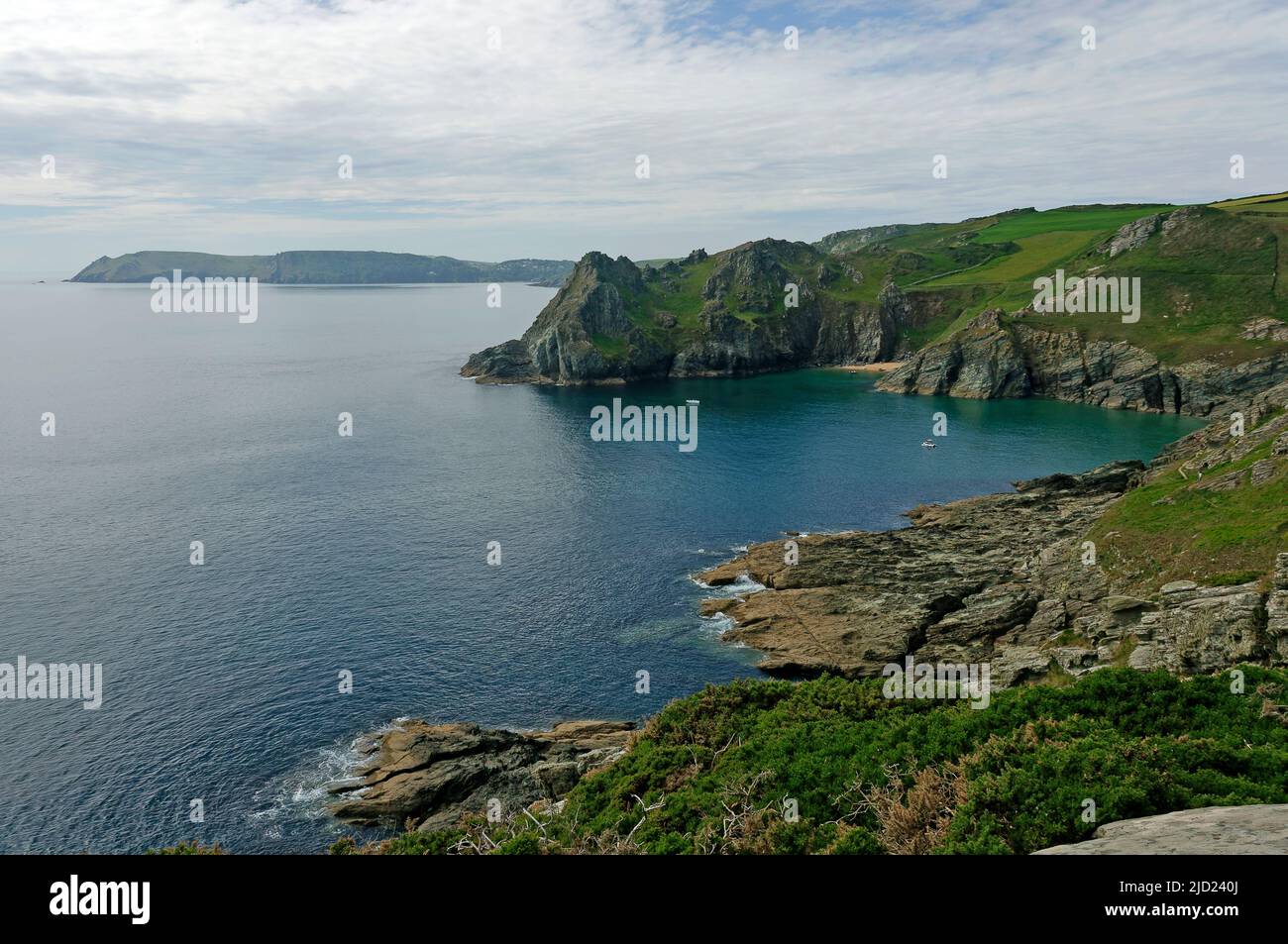 South West Coast Path near Prawle Point, Devon, England Stock Photo - Alamy
