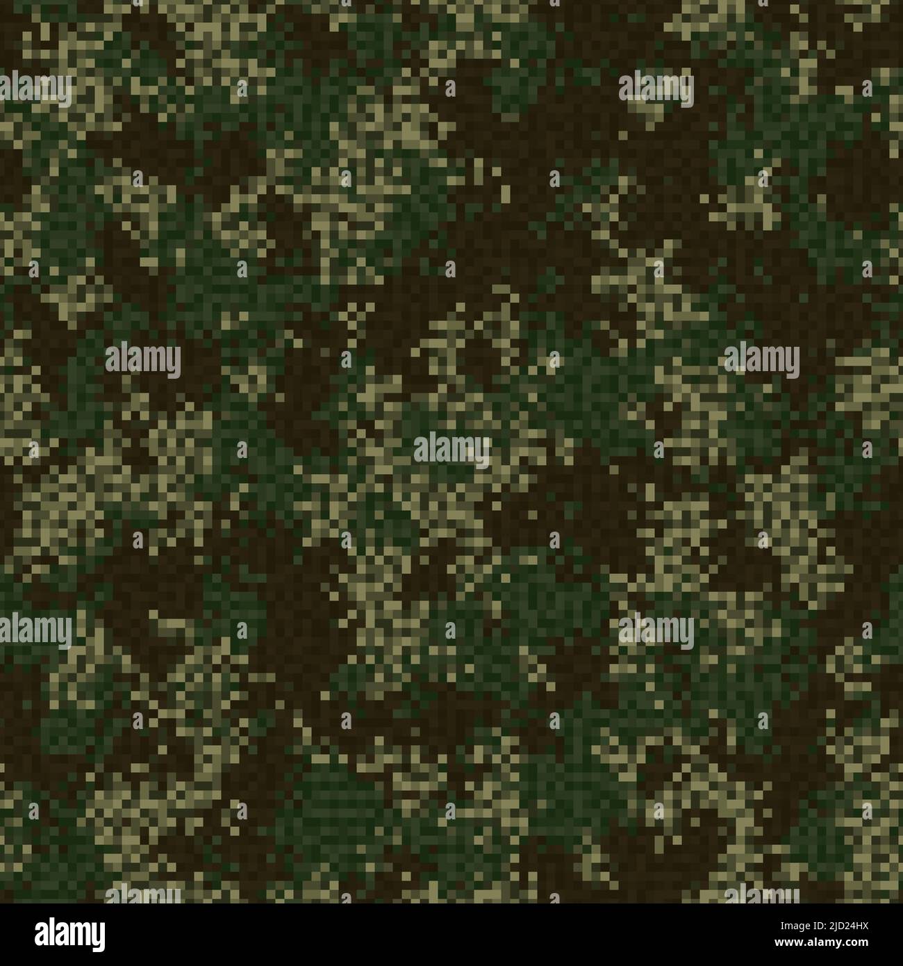 Seamless digital woodland pixel camo texture vector for army textile ...