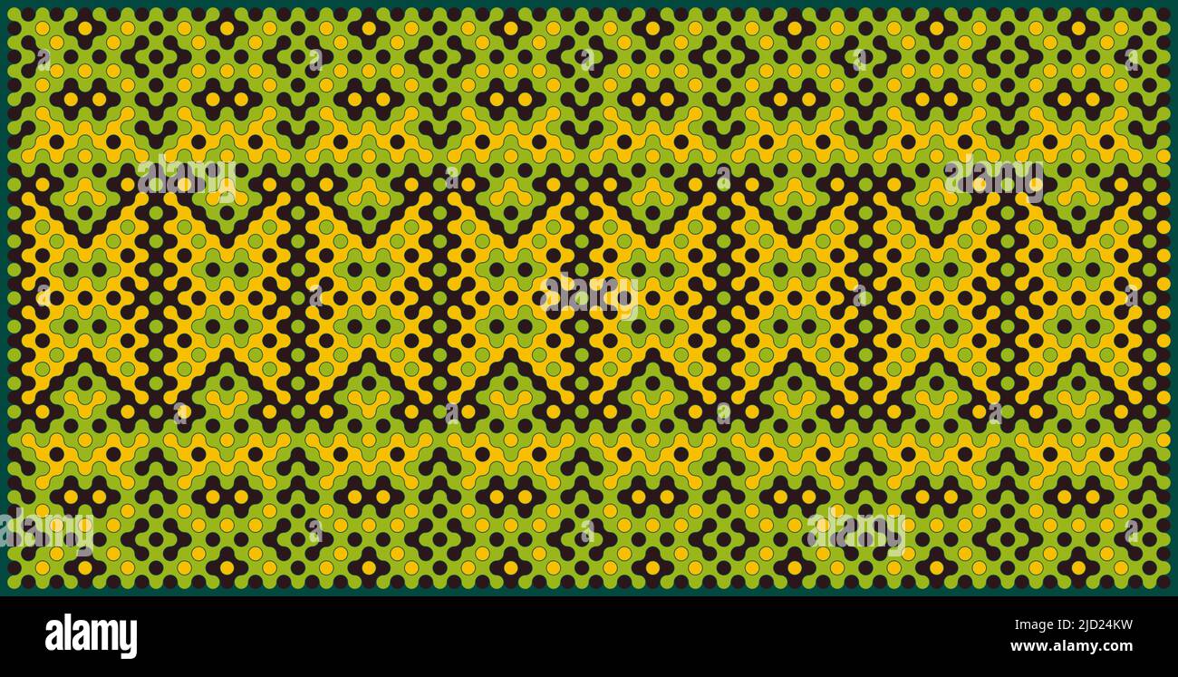 Random color rounded truchet tiling illustration Stock Vector Image ...