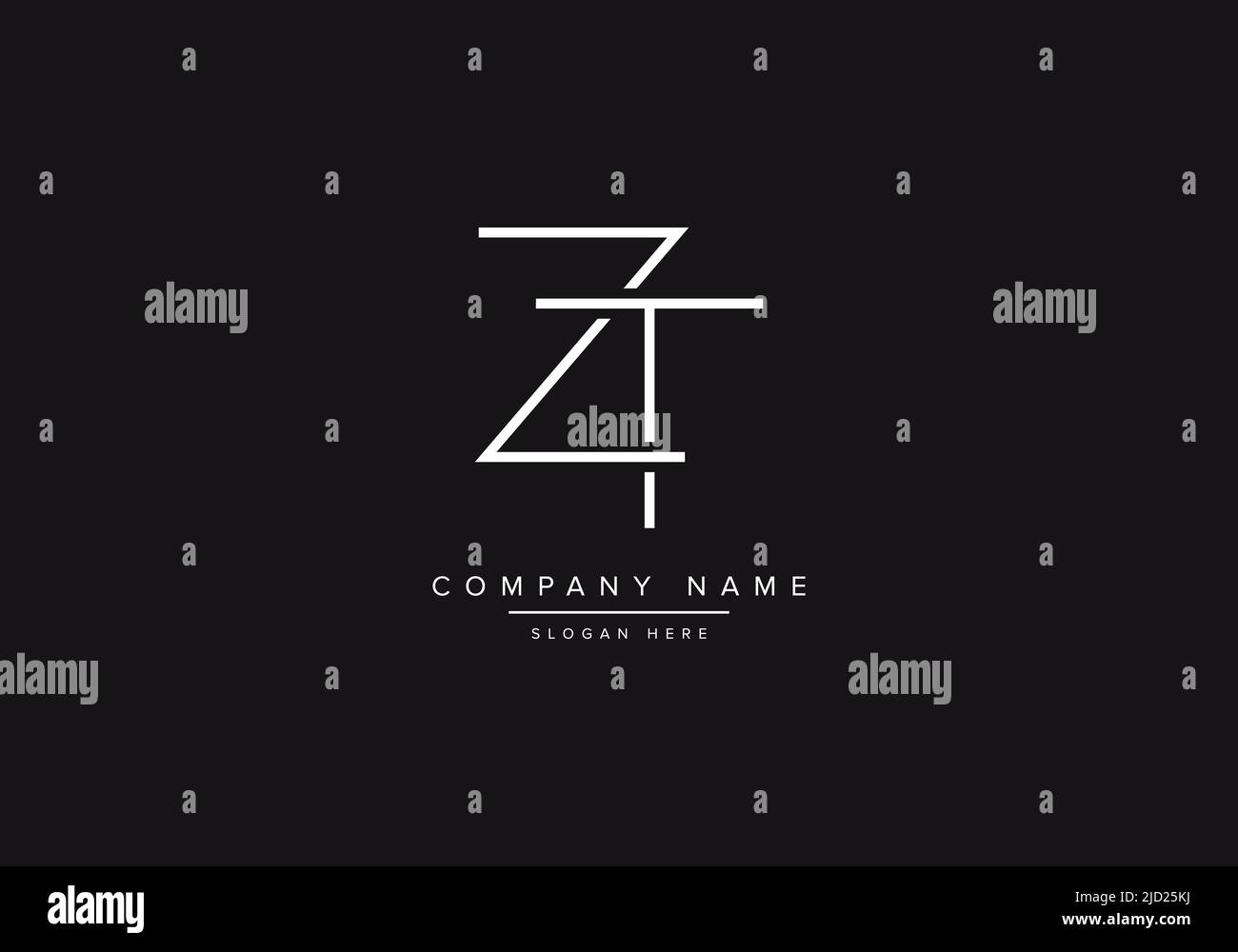 ZT line art logo, abstract monogram letter logo vector illustration Stock Vector Image & Art - Alamy