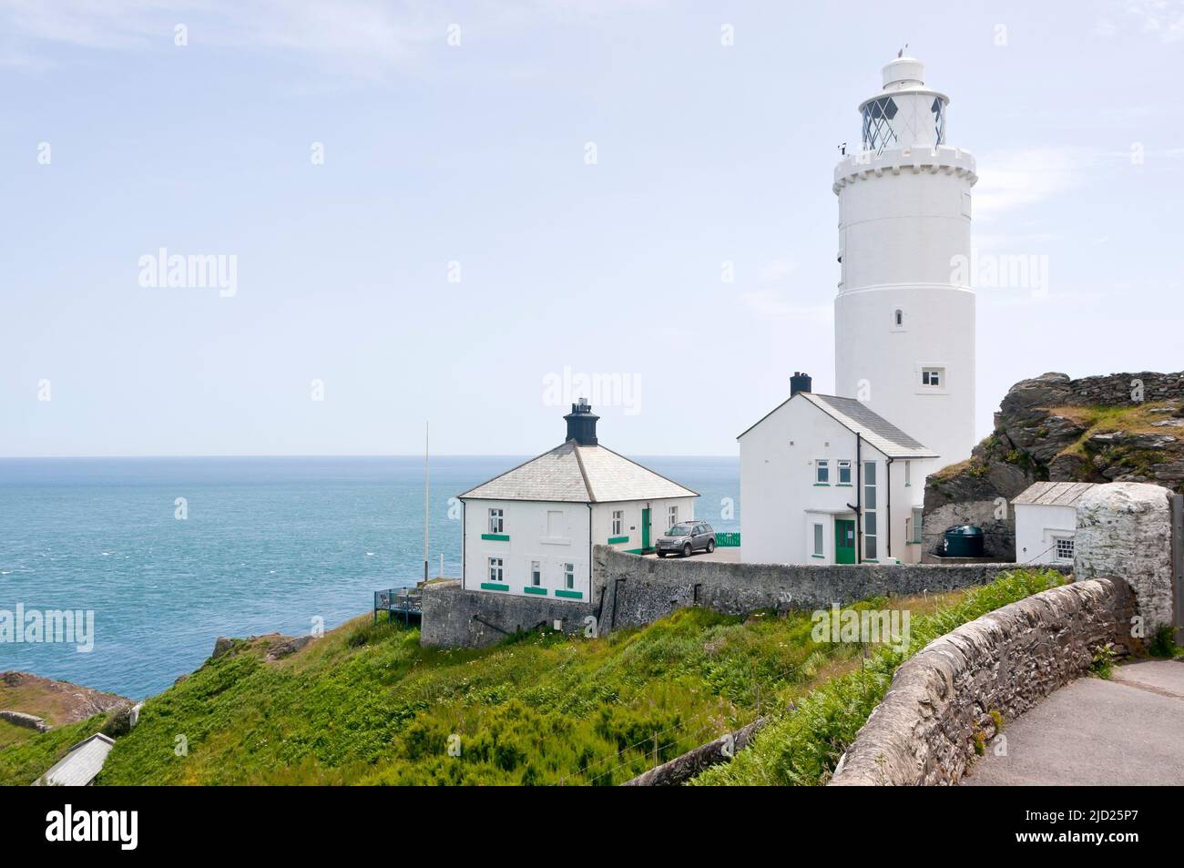 Start Point Lighthouse, Devon, England Stock Photo - Alamy