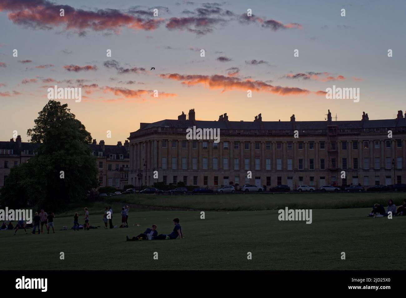 Evening sunset in Bath Stock Photo - Alamy