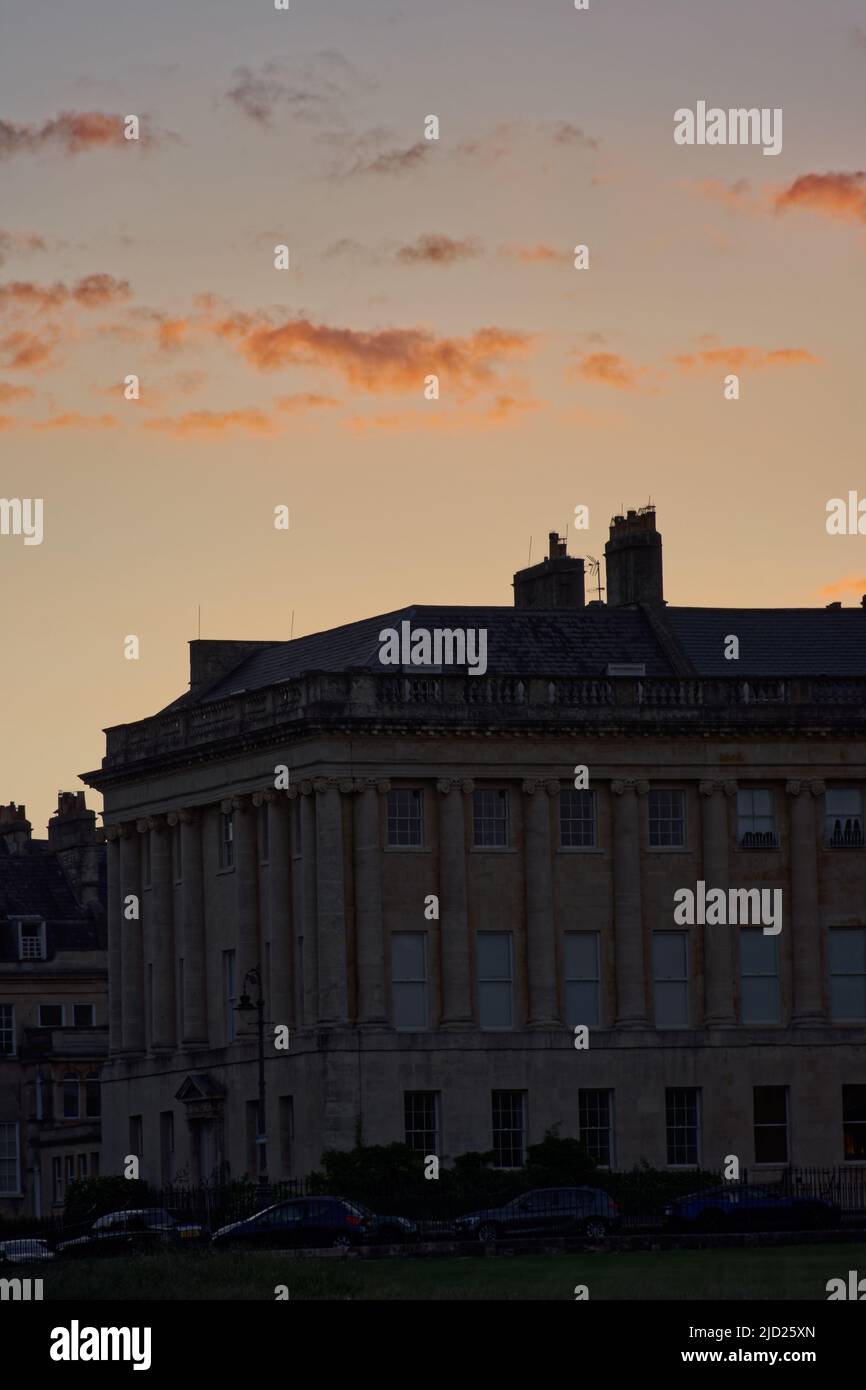 Evening sunset in Bath Stock Photo - Alamy