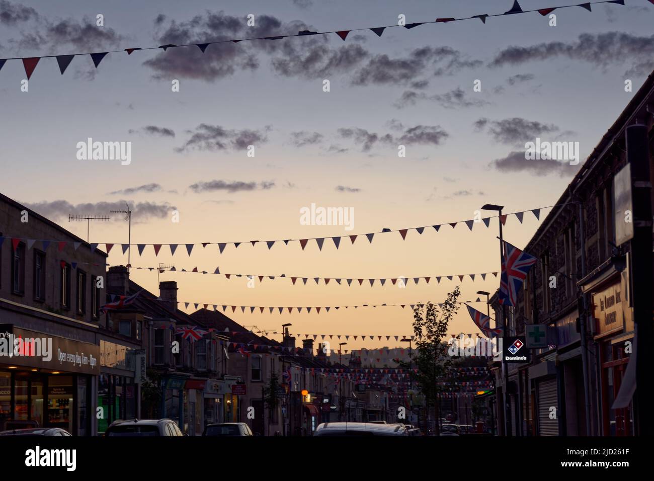 Evening sunset in Bath Stock Photo - Alamy