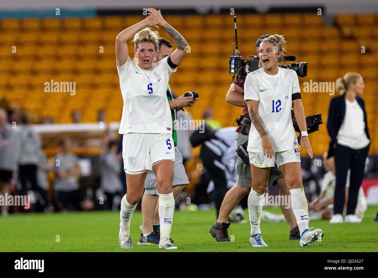Thursday, 16th June 2022. Millie Bright, Rachel Daly. England vs ...