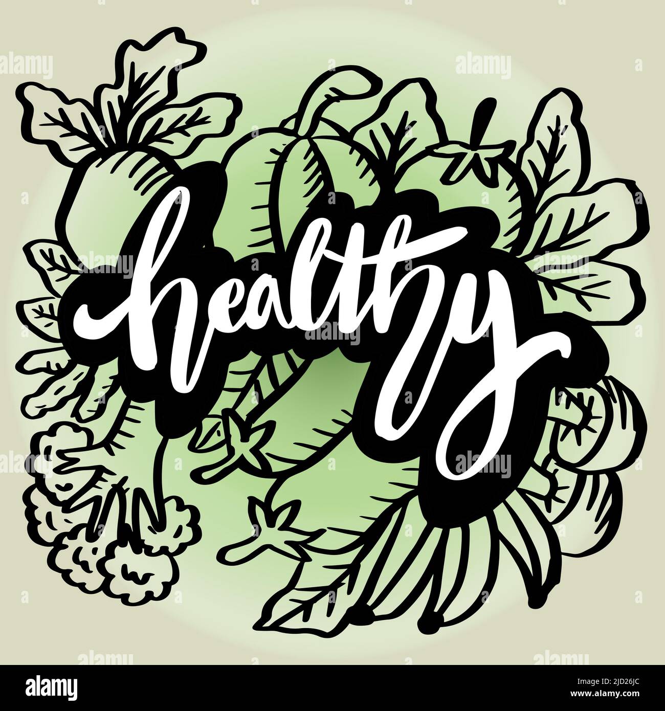 Healthy Lettering Typography. Slogan concept Stock Photo - Alamy Healthy Lettering Typography. Slogan concept Stock Photo - Alamy