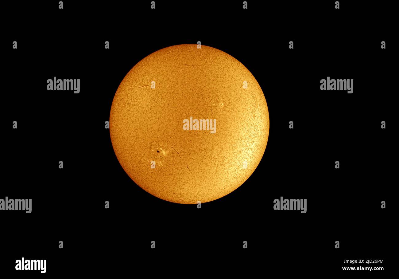 Solar surface from July 2nd 2021 Stock Photo - Alamy