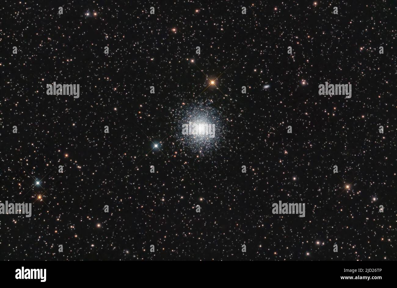 The Great Globular Cluster (Messier 13) in constellation Hercules. Also ...